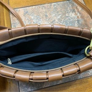 Bags | Tan Caramel Crossbody Purse | Poshmark